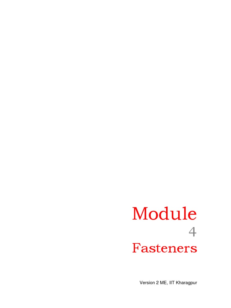 11 Types of Fasteners Pins and Keys | PDF | Screw | Machines