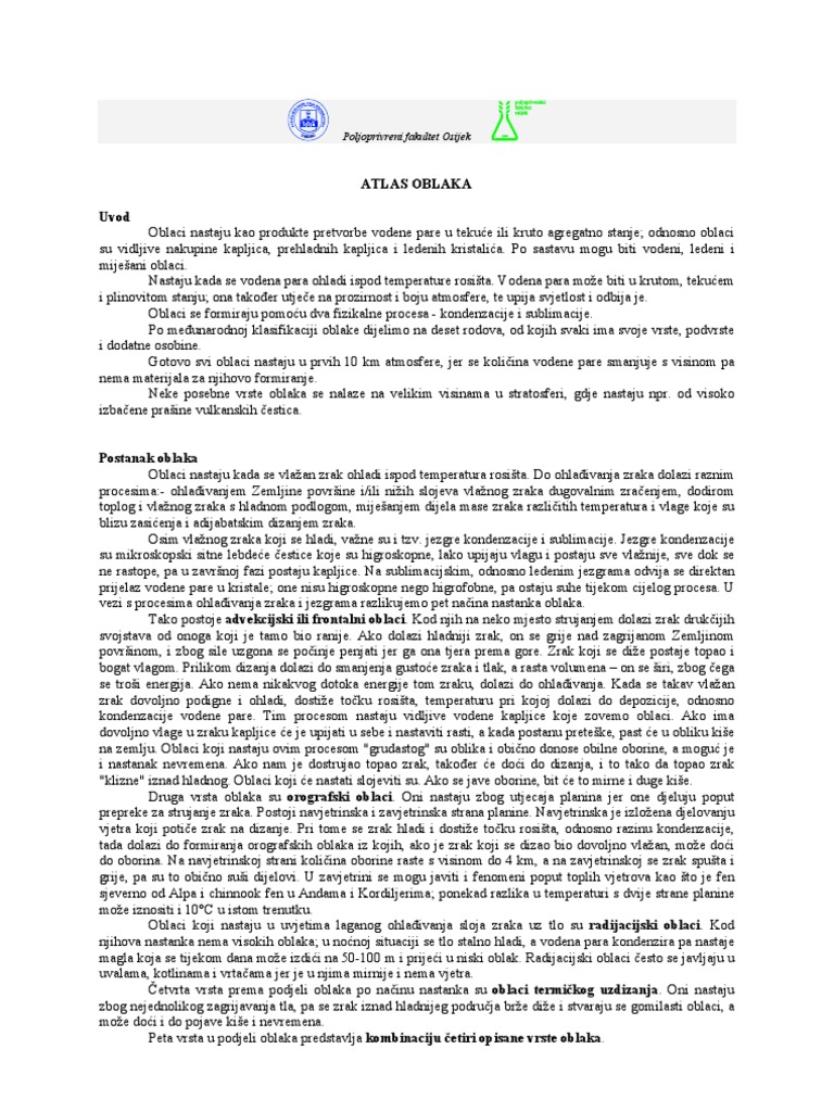 Atlas Oblaka | PDF