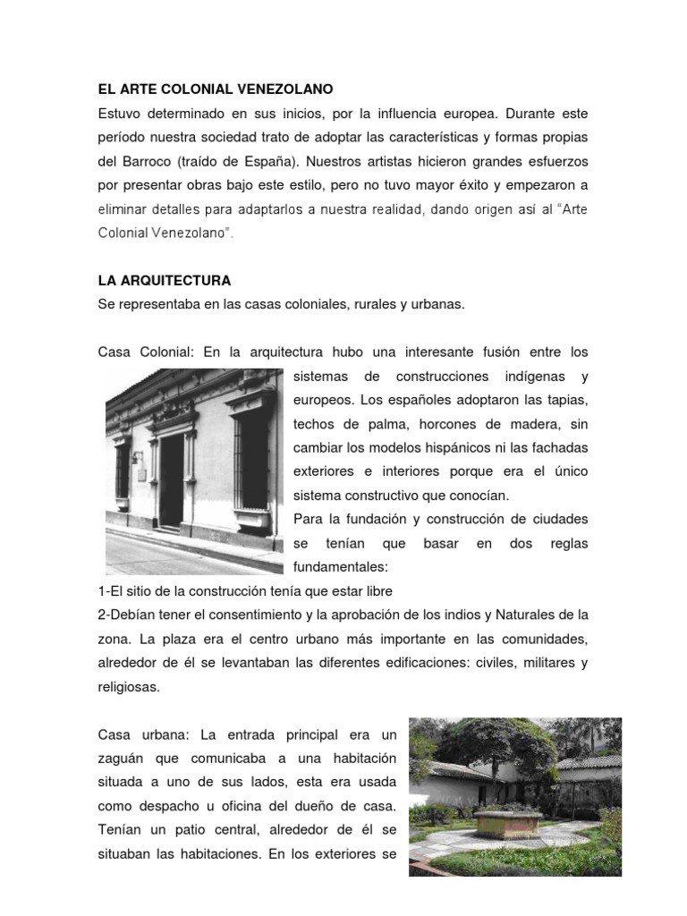 El Arte Colonial Venezolano | Venezuela | Escultura