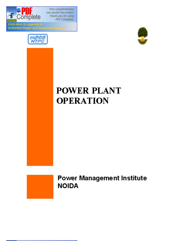 Power Plant Operation | PDF | Boiler | Furnace
