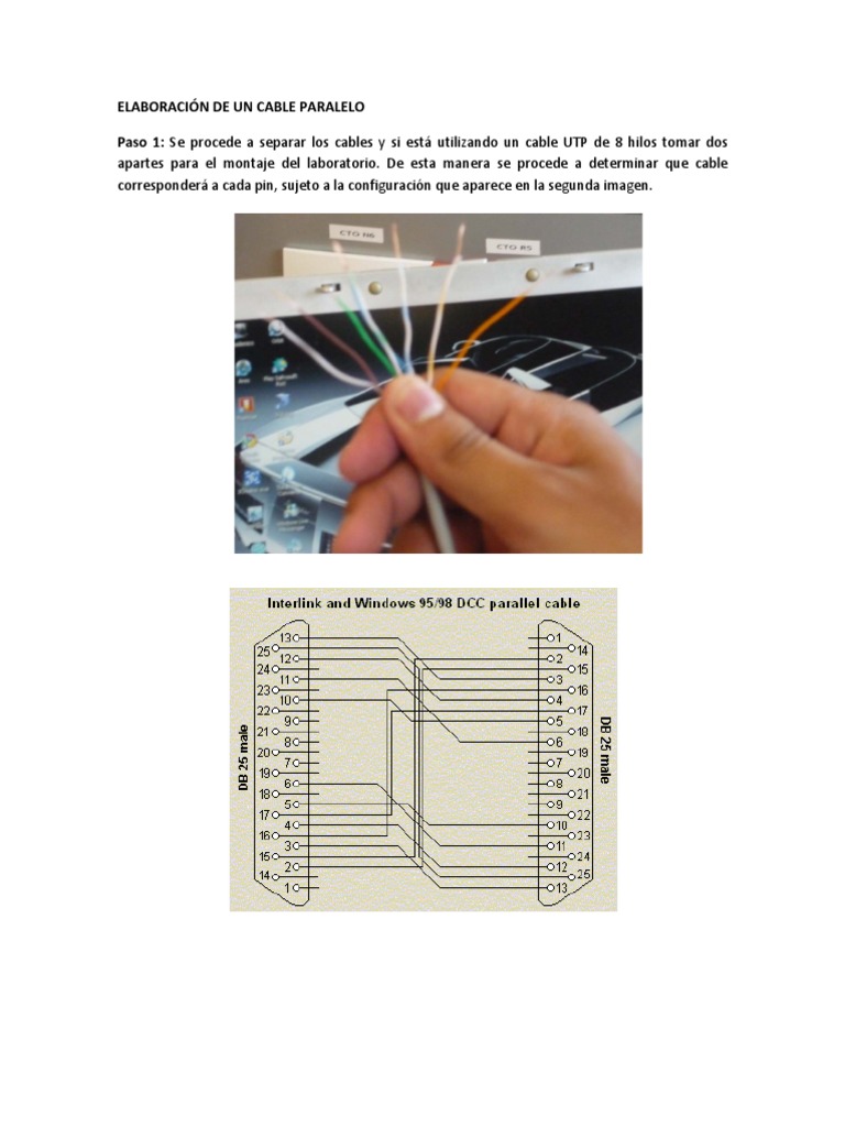 Elaboración de Cable Paralelo UTP | PDF | Ciencia y matemáticas ...