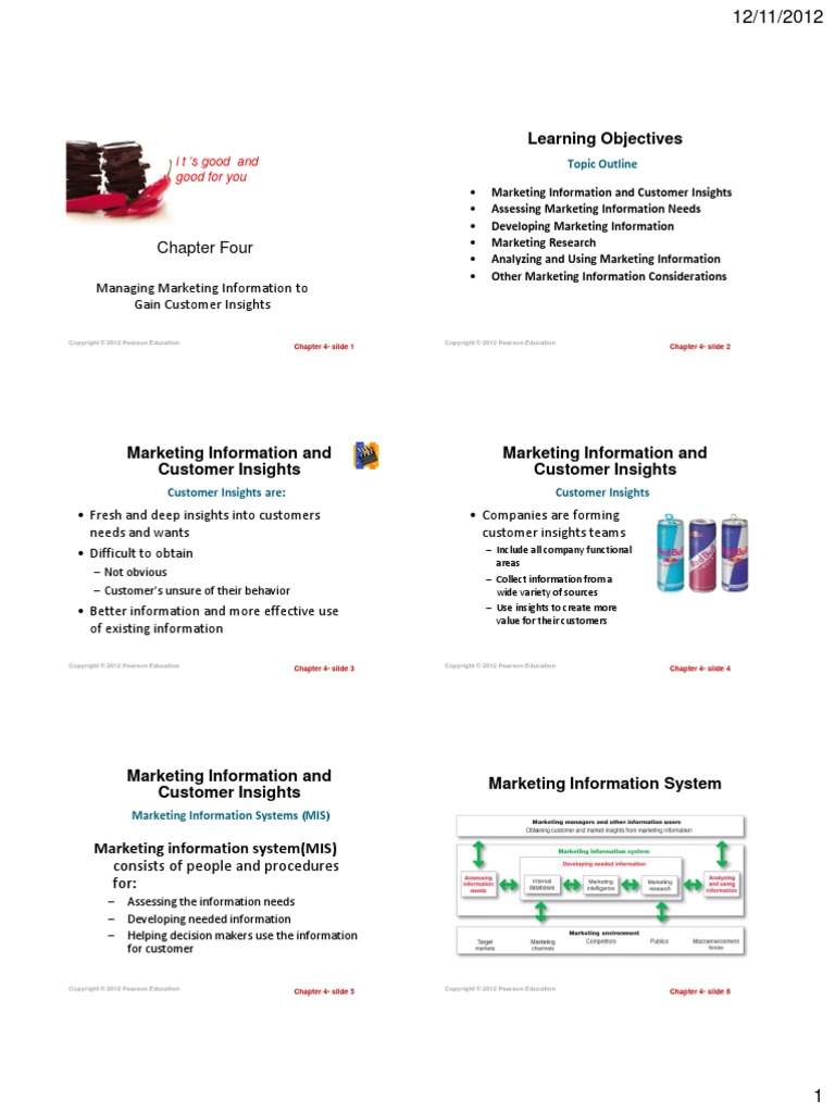 Principles of Marketing - Chapter 4 Handouts | PDF | Marketing Research ...