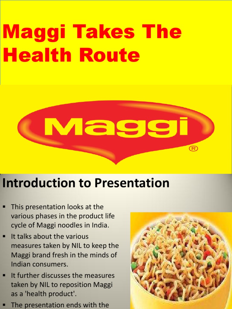 Maggi Takes the Health Route | Cuisine | Foods