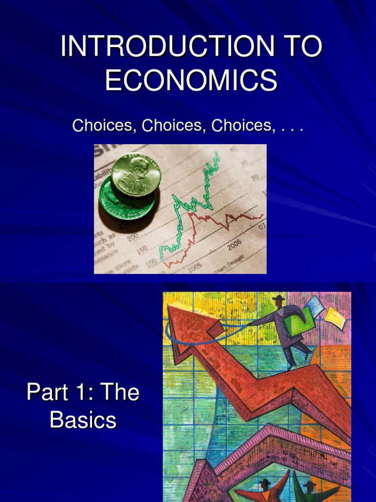 Introduction to Economics Basics | PDF | Free Market | Capitalism