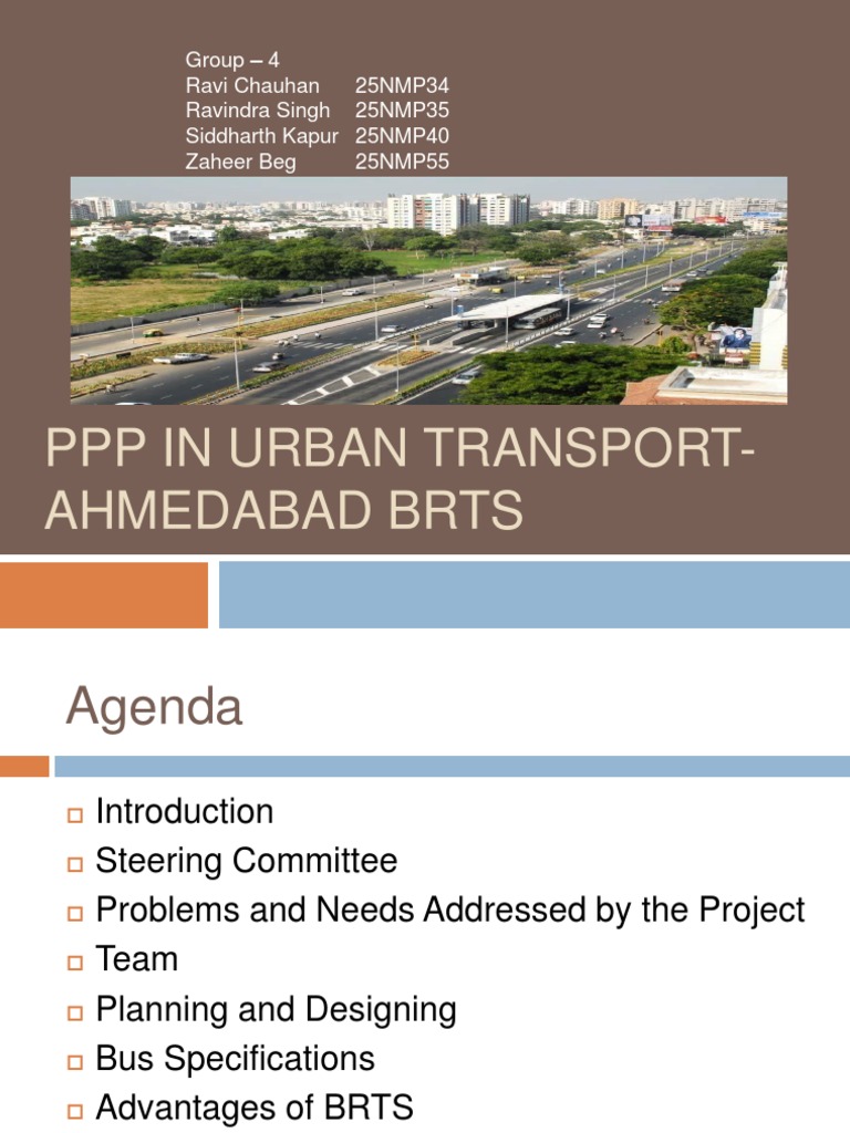 Ahmedabad BRTS | PDF | Bus | Industries