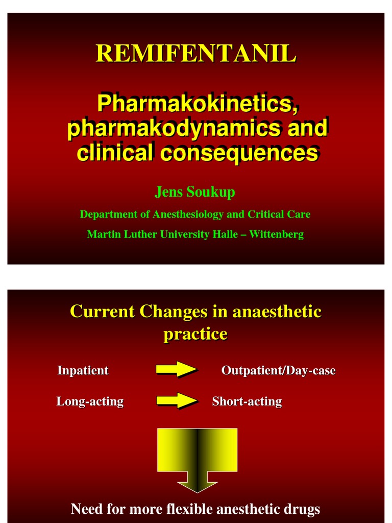Remifentanil pharmacology.pdf | Anesthesia | Pharmacology