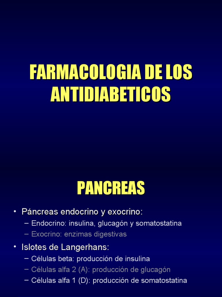 Farmacologia de Los Antidiabeticos | PDF | Diabetes mellitus | Diabetes ...