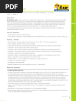 Dr. Fixit Product Guide For Field PDF | PDF | Concrete | Coating