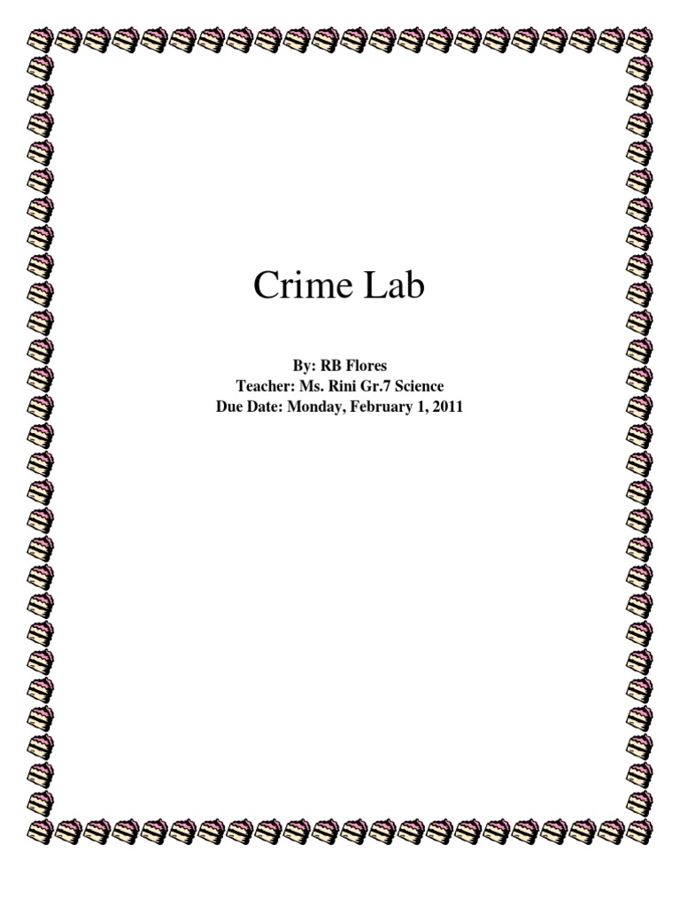 Crime Lab Analysis of Household Powders | PDF | Cooking, Food & Wine ...