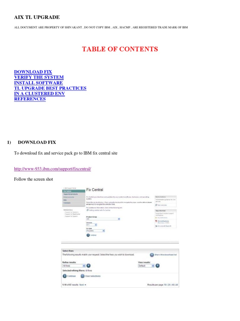 Aix TL Upgrade | PDF | Computer Cluster | Operating System Technology