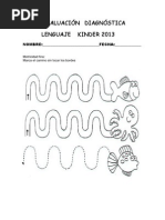 Diagnostico Prueba Kinder | PDF | Educación de la primera infancia