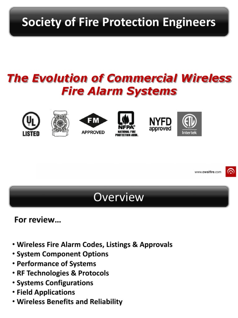 Fpe Cwsi Wireless Fire Alarm Systems | PDF | Transmitter | Radio