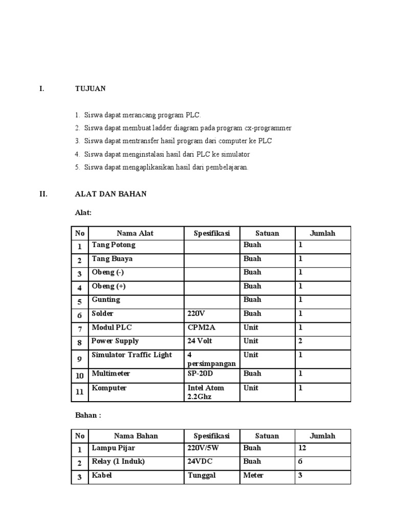 Laporan Ujikom PLC | PDF