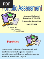 Assessment - Essential Elements of Portfolio | PDF | Pedagogy | Teaching