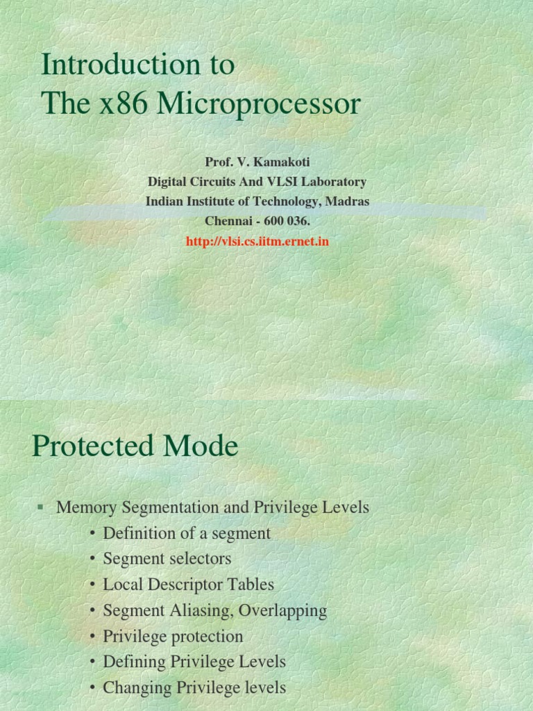 Introduction To The x86 Microprocessor | PDF | Computer Data Storage ...