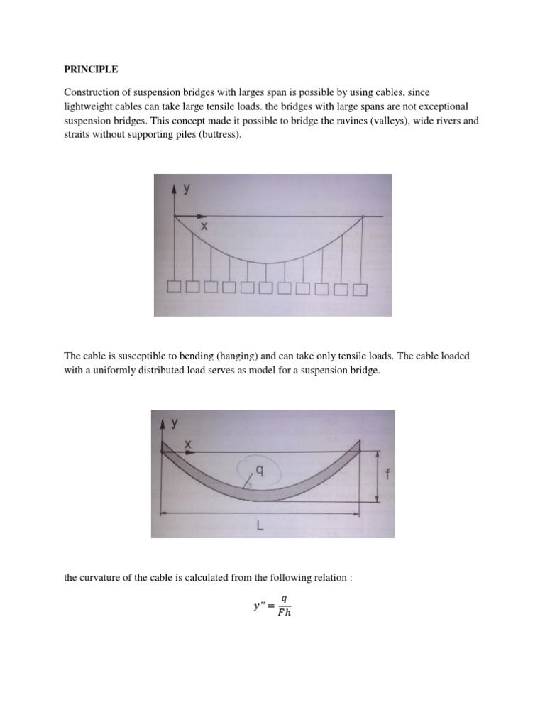 Lab of Suspension | PDF | Tension (Physics) | Bridge