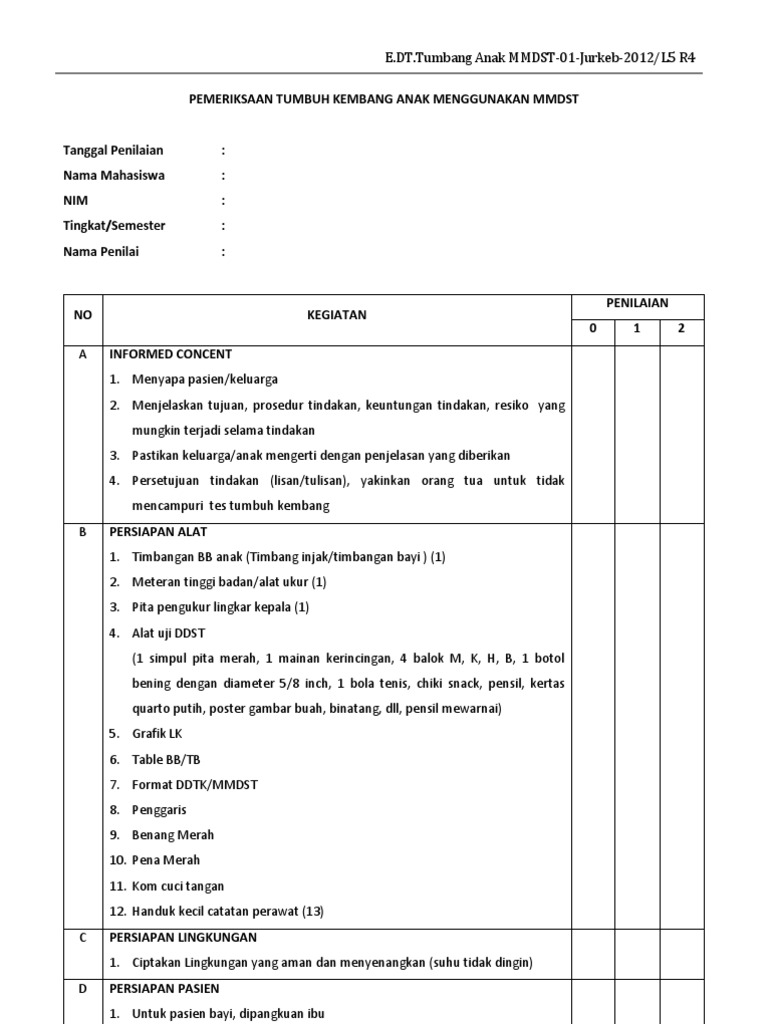 MMDST | PDF | Kesehatan Holistik