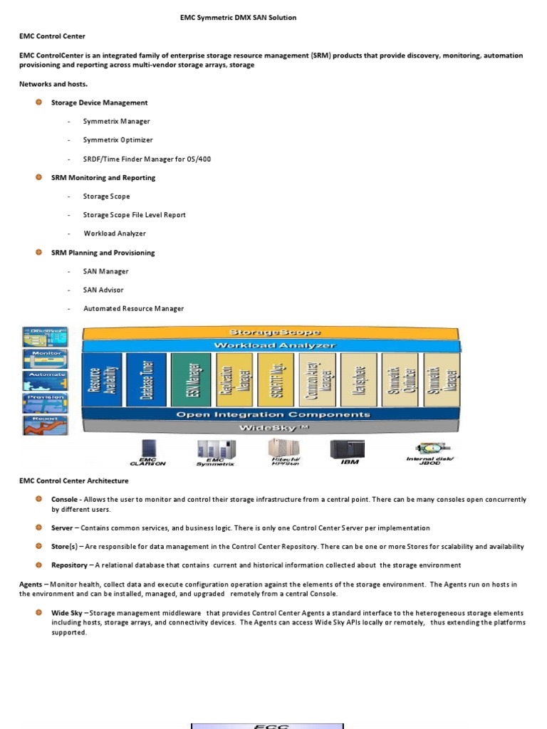 EMC Control Center | PDF | Computer Data Storage | Scalability