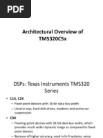 Mylecture TMS320C5x Architecture | PDF | Central Processing Unit | Digital Signal Processor
