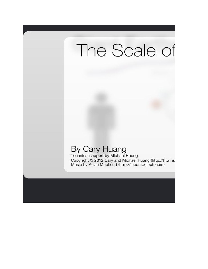 Scale of The Universe | PDF