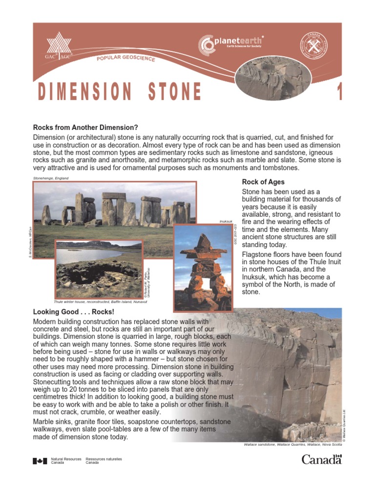 Dimensionstone 1: Rocks From Another Dimension? | PDF | Stone | Rock ...