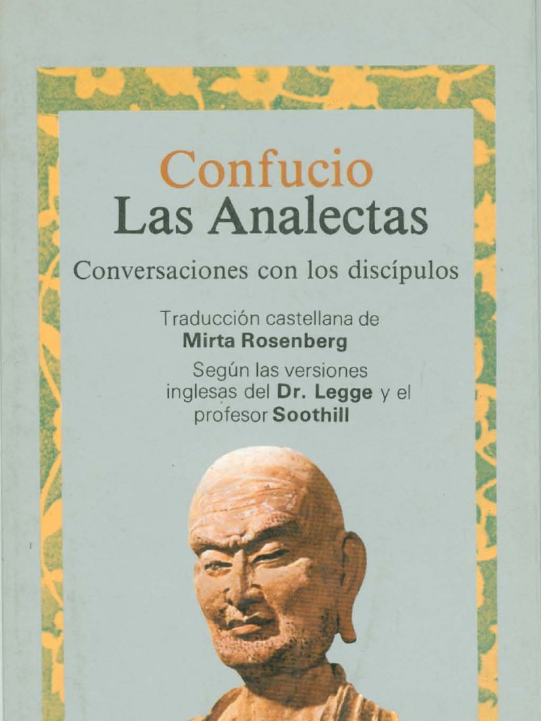 Anónimo - Confucio - Las Analectas | PDF
