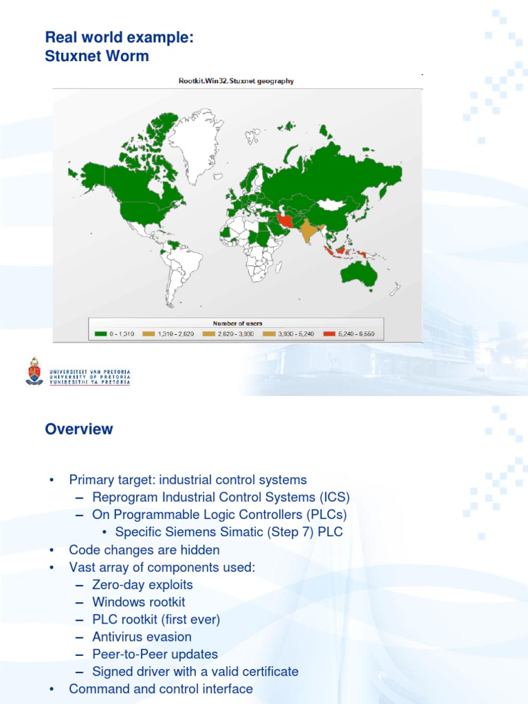 Stuxnet Presentation | PDF | Programmable Logic Controller | Malware
