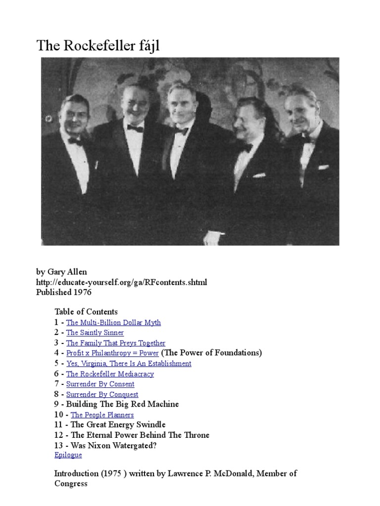 Rockefeller File | PDF | John D. Rockefeller | Trust Law