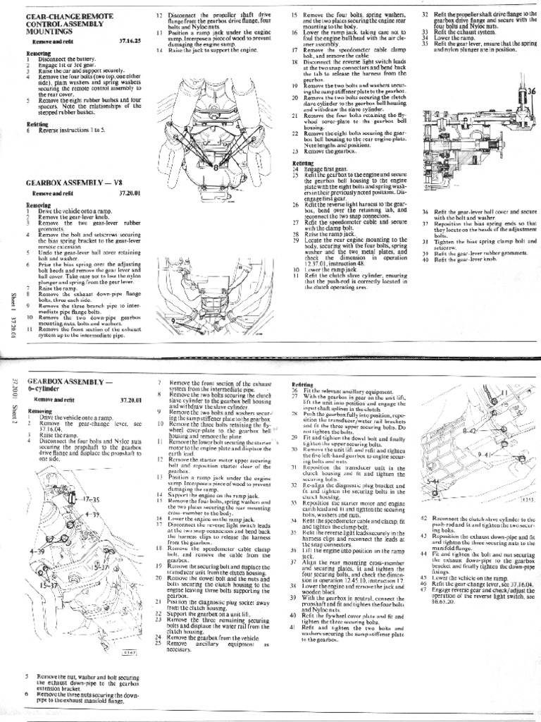 LT77 Gearbox Manual | PDF