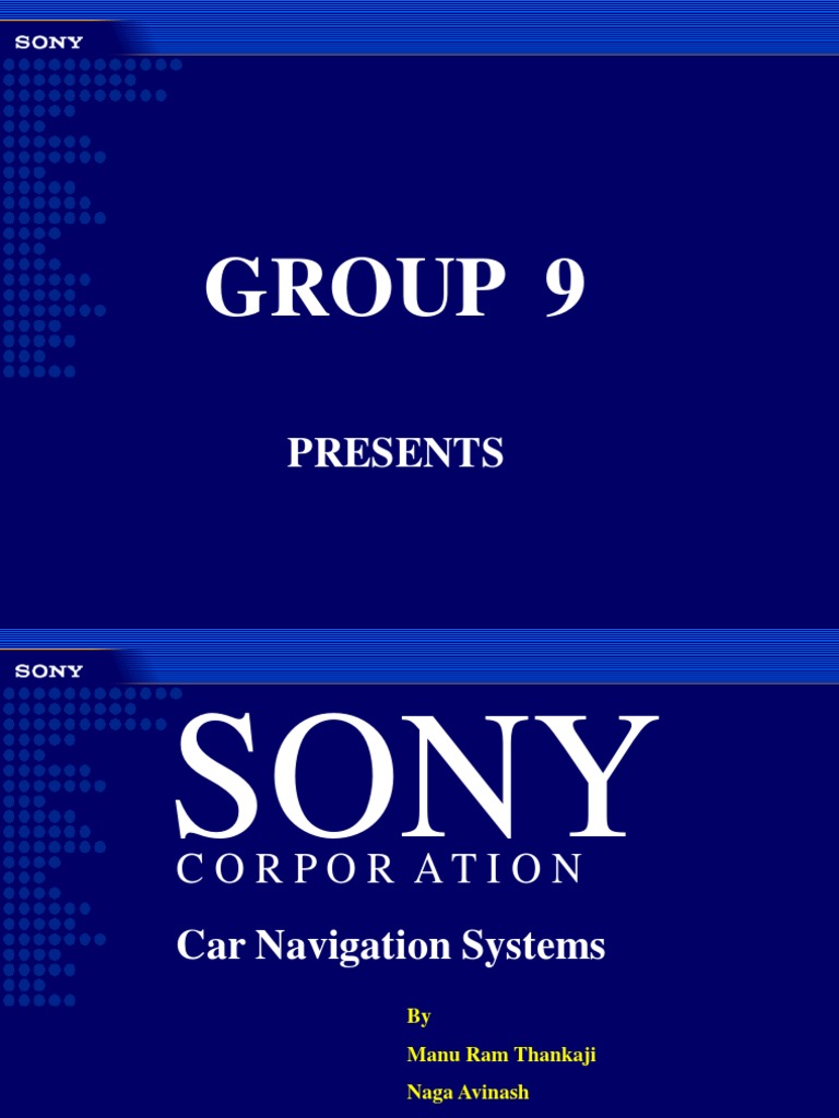 Sony Case Study | PDF | Sony | Car