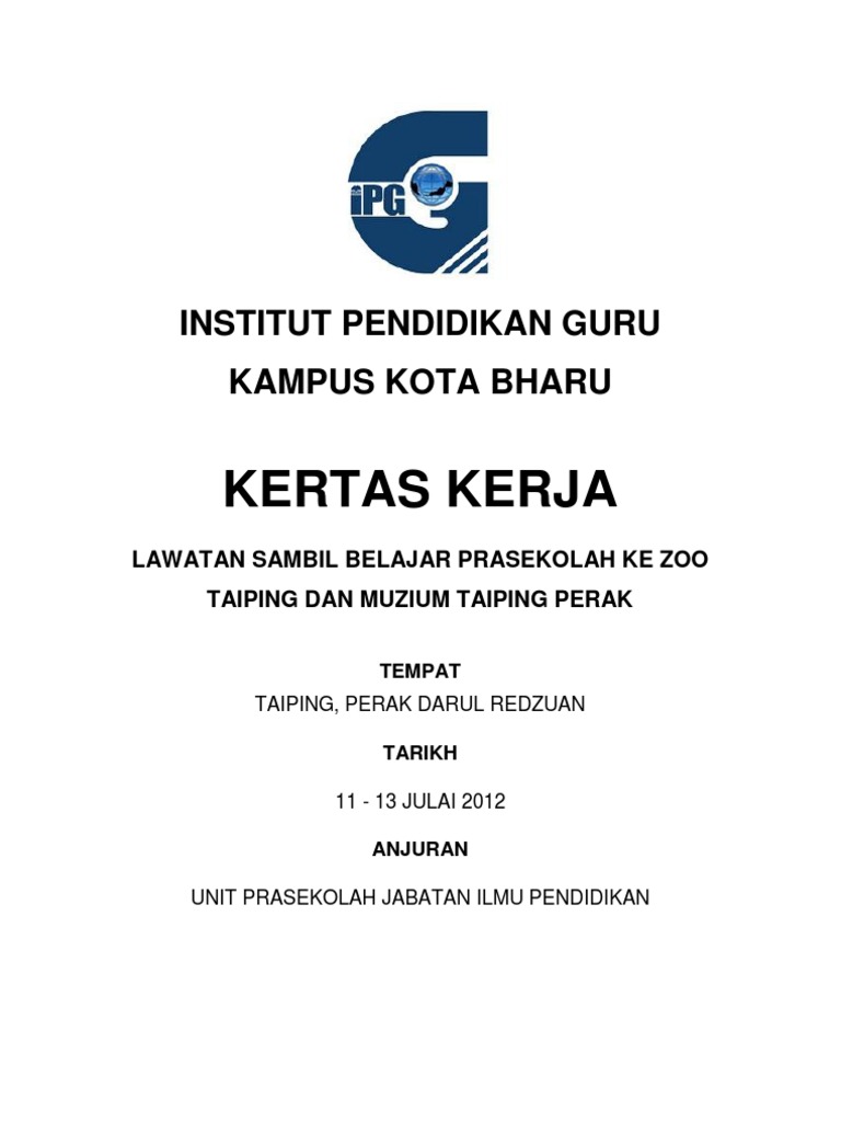 Kertas Kerja Taiping (Draf) | PDF