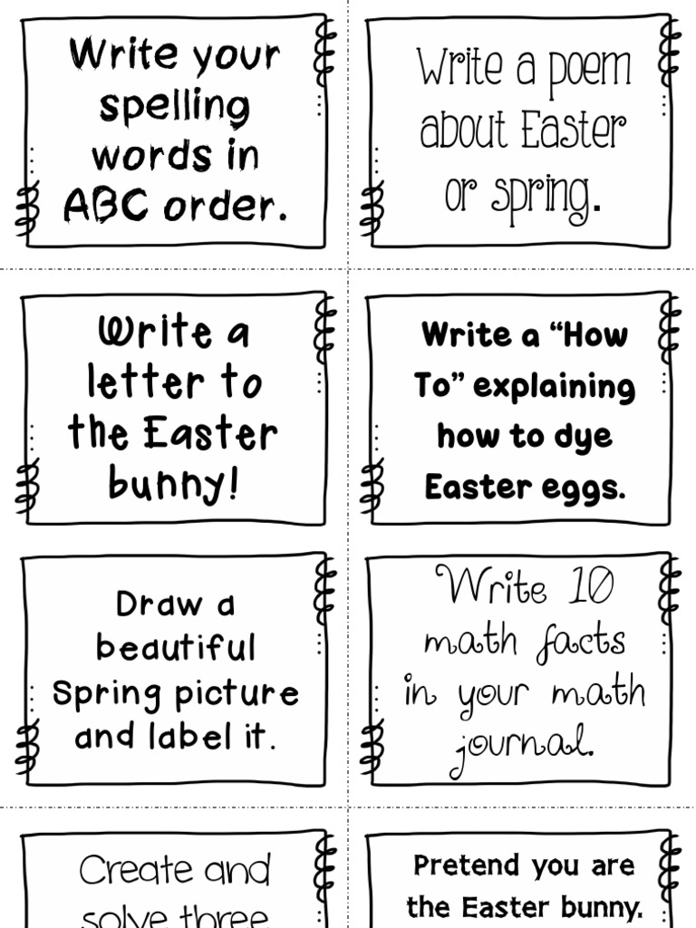 Easter Egg Hunt Activities | PDF | Language Arts & Discipline | Poetry