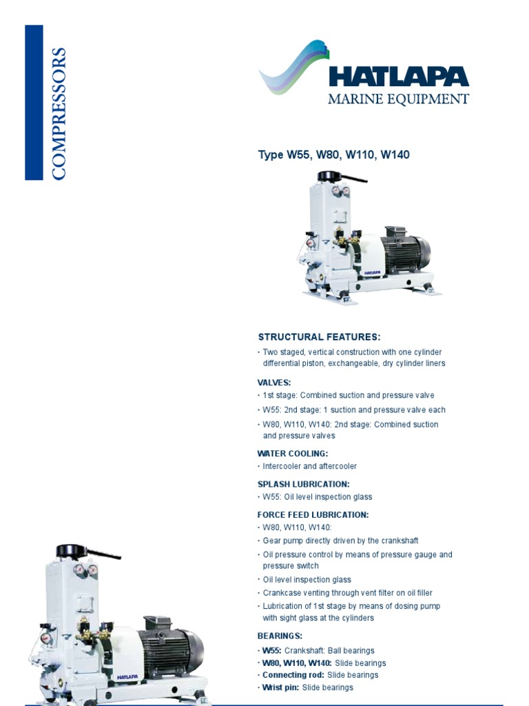 Hatlapa Air Compressor Specifications | PDF