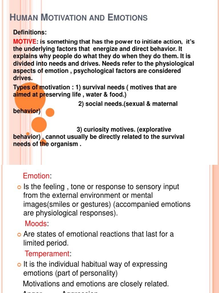 Psych Motivation & Emotions | Curiosity | Emotions