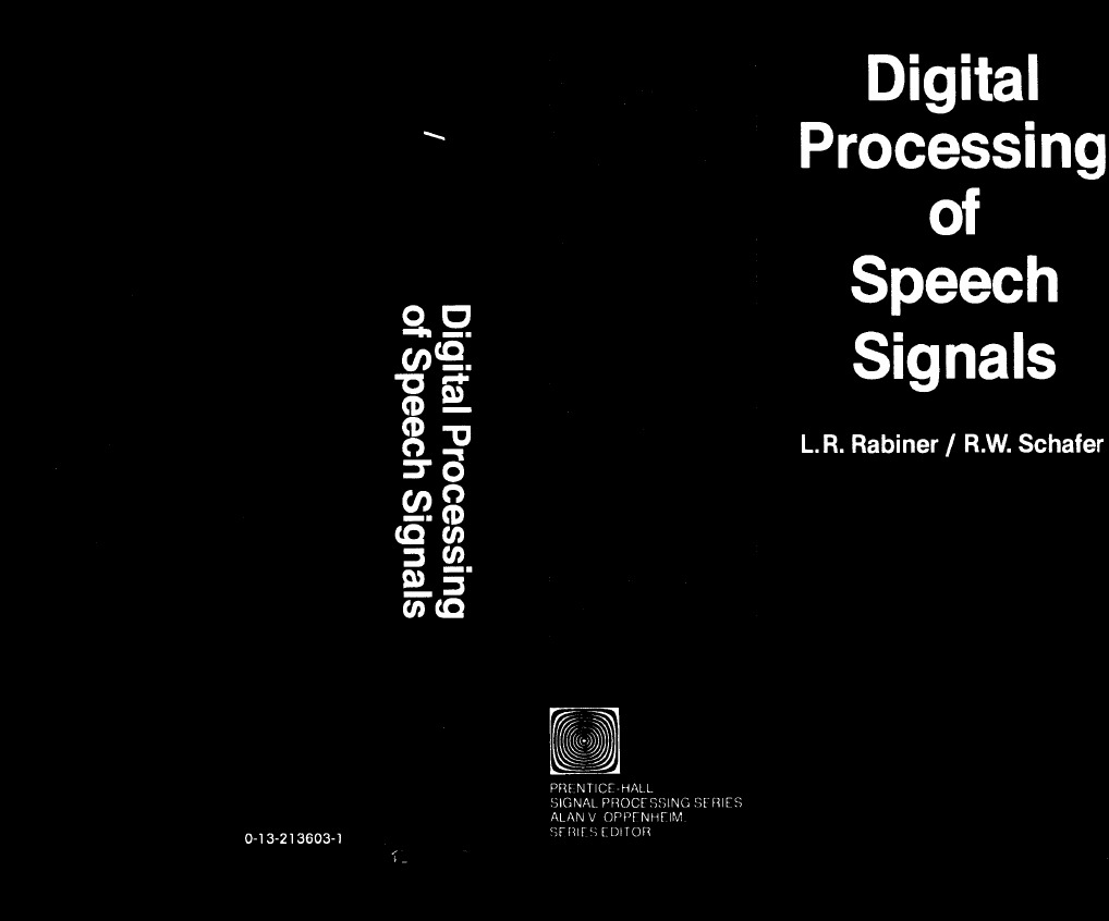 Digital Processing of Speech Signals (Rabiner | PDF
