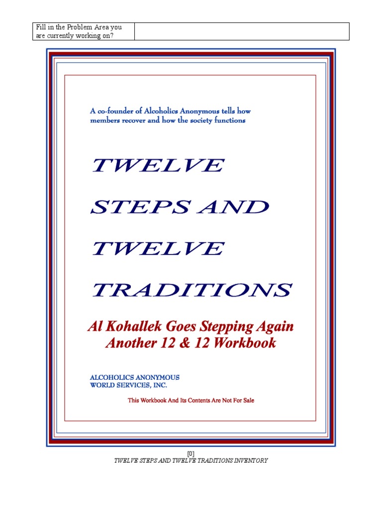 12 Steps and 12 Traditions 4th Step Inventory PDF | Download Free PDF ...
