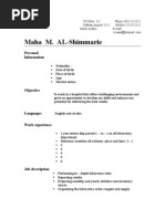 CV Template - Qatar | PDF