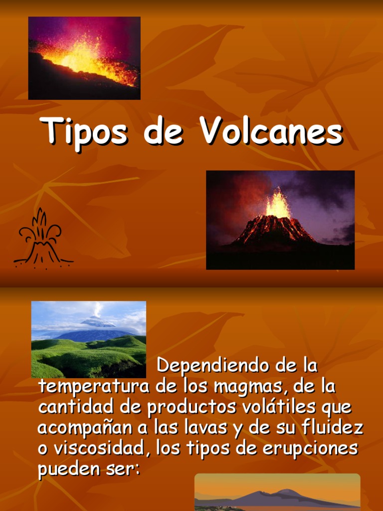 Tipos de Volcanes y sus Características | PDF | Historia