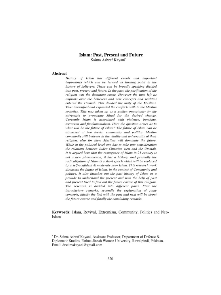 Islam: Past, Present, and Future | PDF | Wahhabism | Islamic Fundamentalism