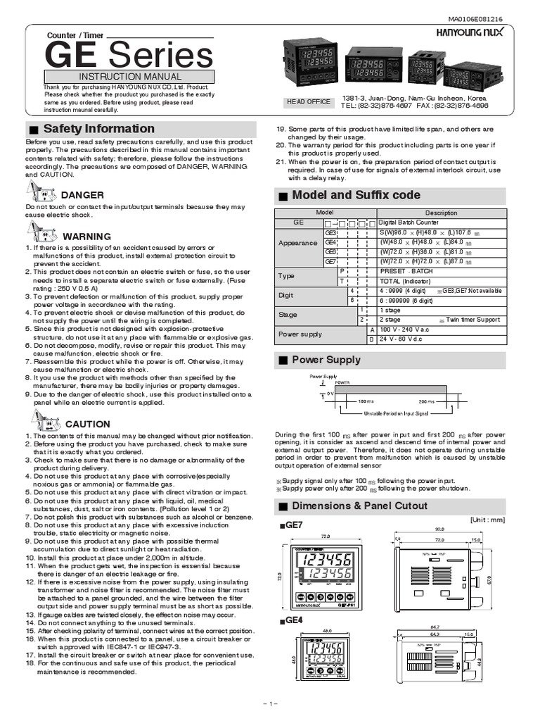 Ge Manual | PDF | Bipolar Junction Transistor | Power Supply