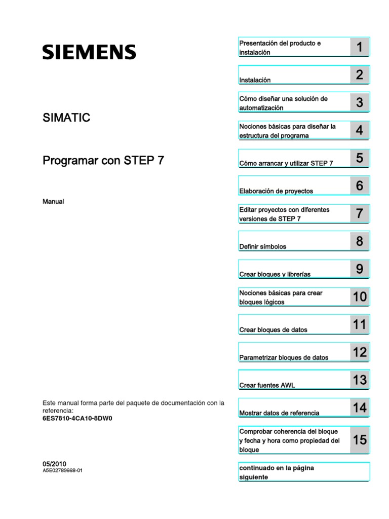 Entorno de Step 7 | PDF | Microsoft Windows | Software