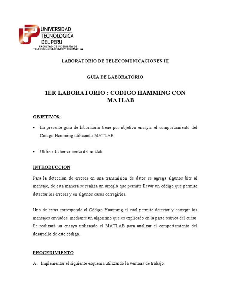 Hamming MATLAB | PDF | Matlab | Matemáticas Aplicadas