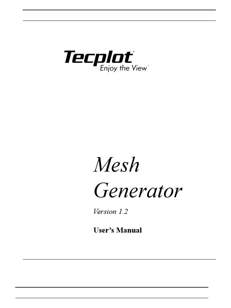 Tecplot Mesh Generator | PDF | Finite Element Method | Circle