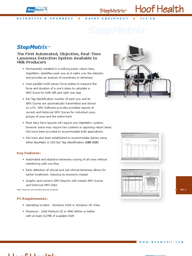 Step Metrix | PDF | Dairy Farming | Personal Computers