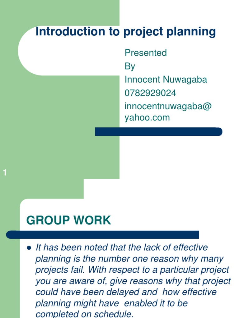 A Comprehensive Guide to Effective Project Planning: Importance, Types ...