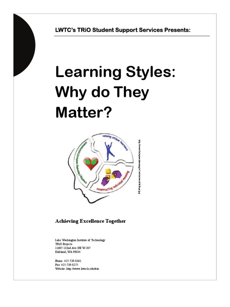 Learning Styles Workshop | PDF | Learning Styles | Test (Assessment)