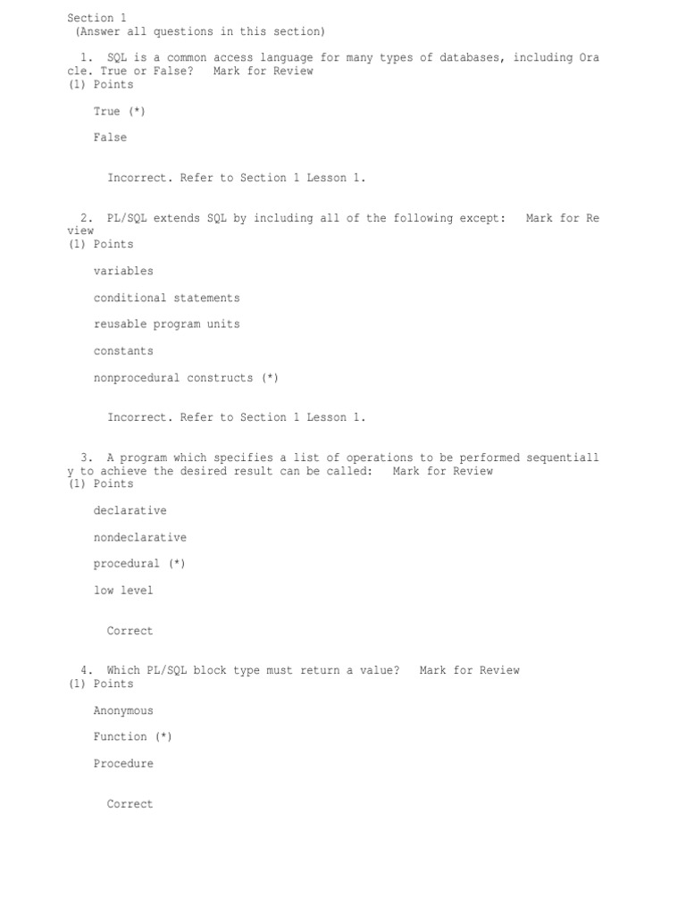 Sql Mid Term Part 1 Pdf Plsql Subroutine 