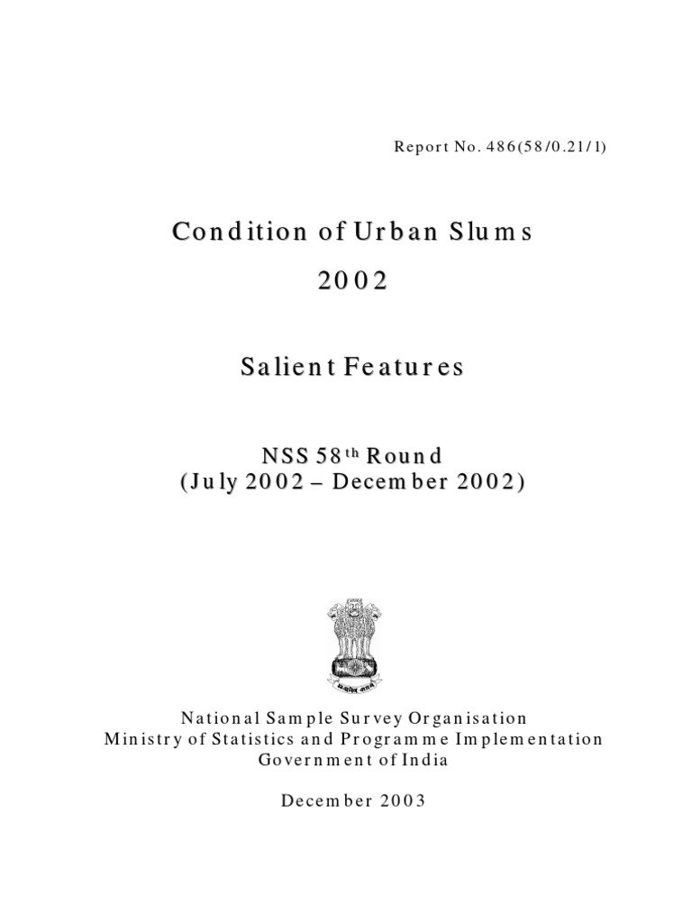 Urban Slums | PDF | Science | Waste