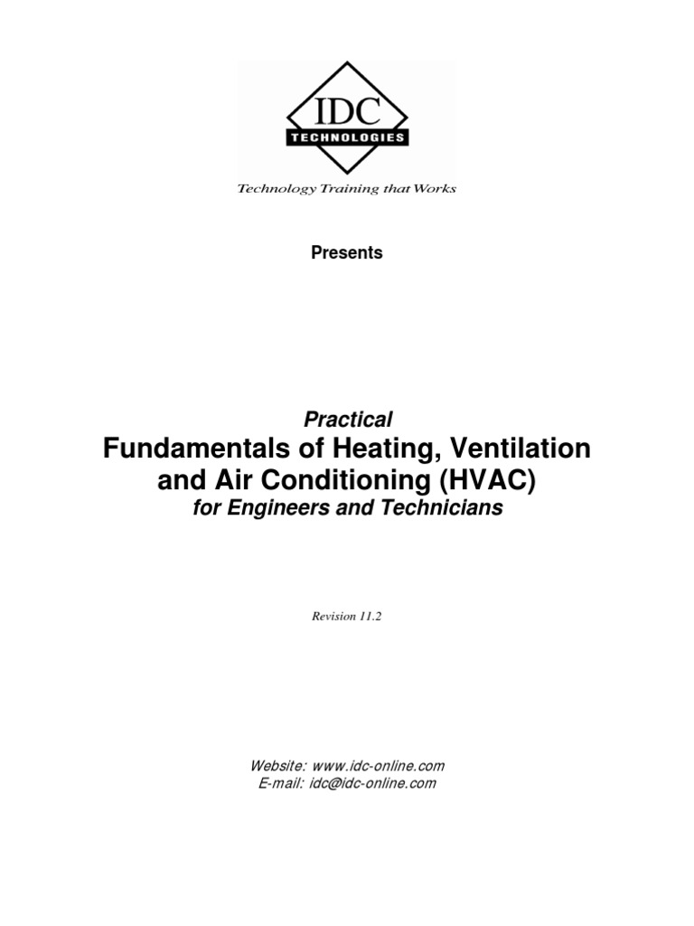 Fundamentals of Heating, Ventilation and Air Conditioning (HVAC) | PDF ...