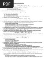 Rate Law Worksheet and Solutions | PDF | Reaction Rate | Chemical Reactions